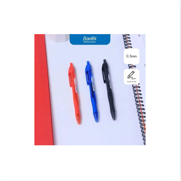 Jual BANTEX BALLPOINT GEL PEN ERGONOMIC DESIGN BG1008 | Shopee Indonesia