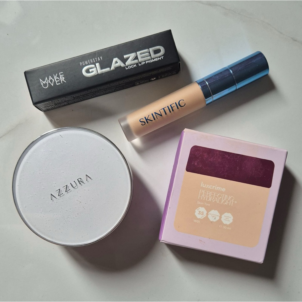 Jual Preloved Skintint Luxcrime W01, Concealer Skintific Ivory, Make ...