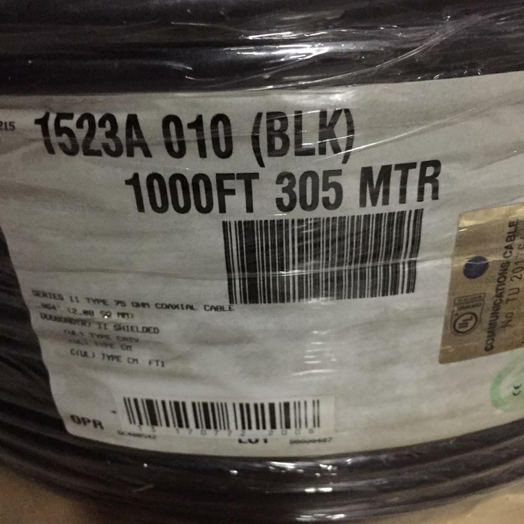 Jual Belden 1523A Kabel Coaxial RG11 14AWG Solid Bare Copper PVC Jacket ...