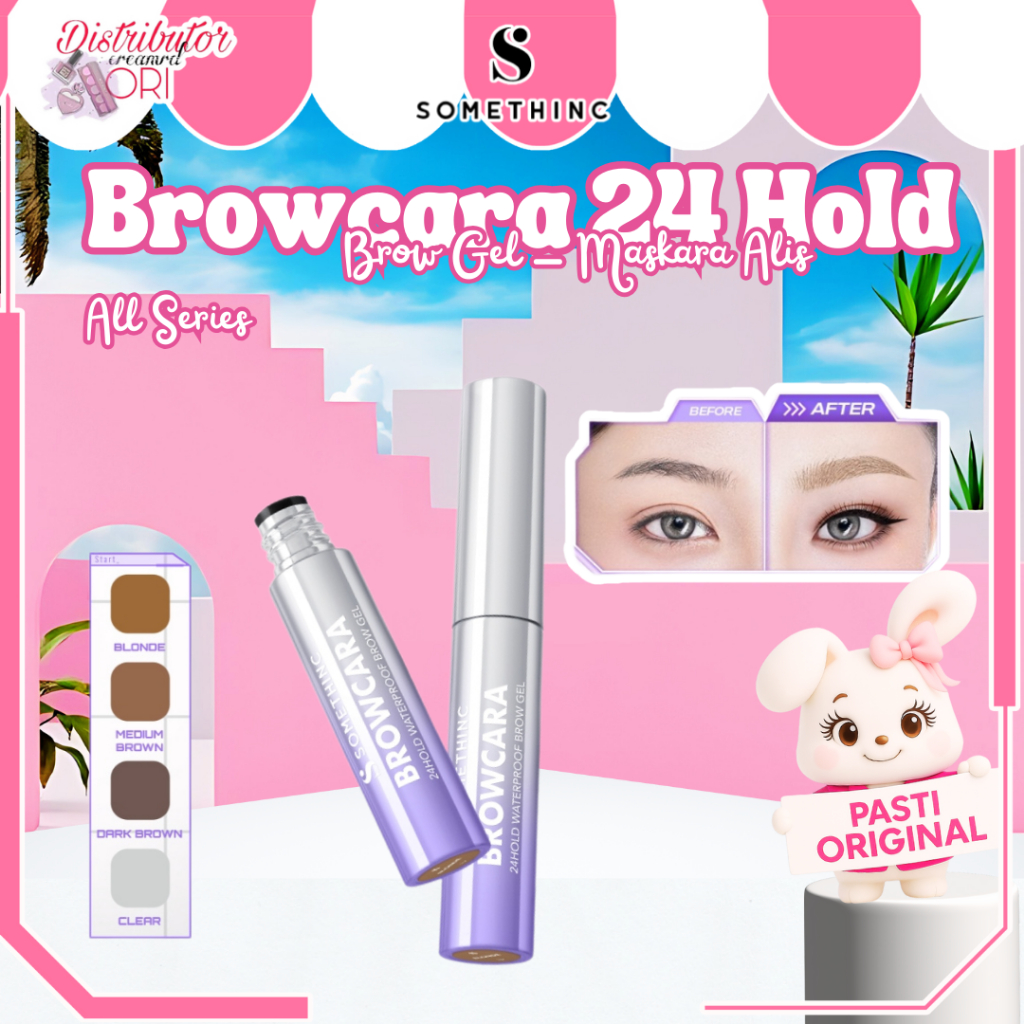 Jual SOMETHINC Browcara 24Hold Waterproof Brow Gel - Maskara Alis Tahan ...