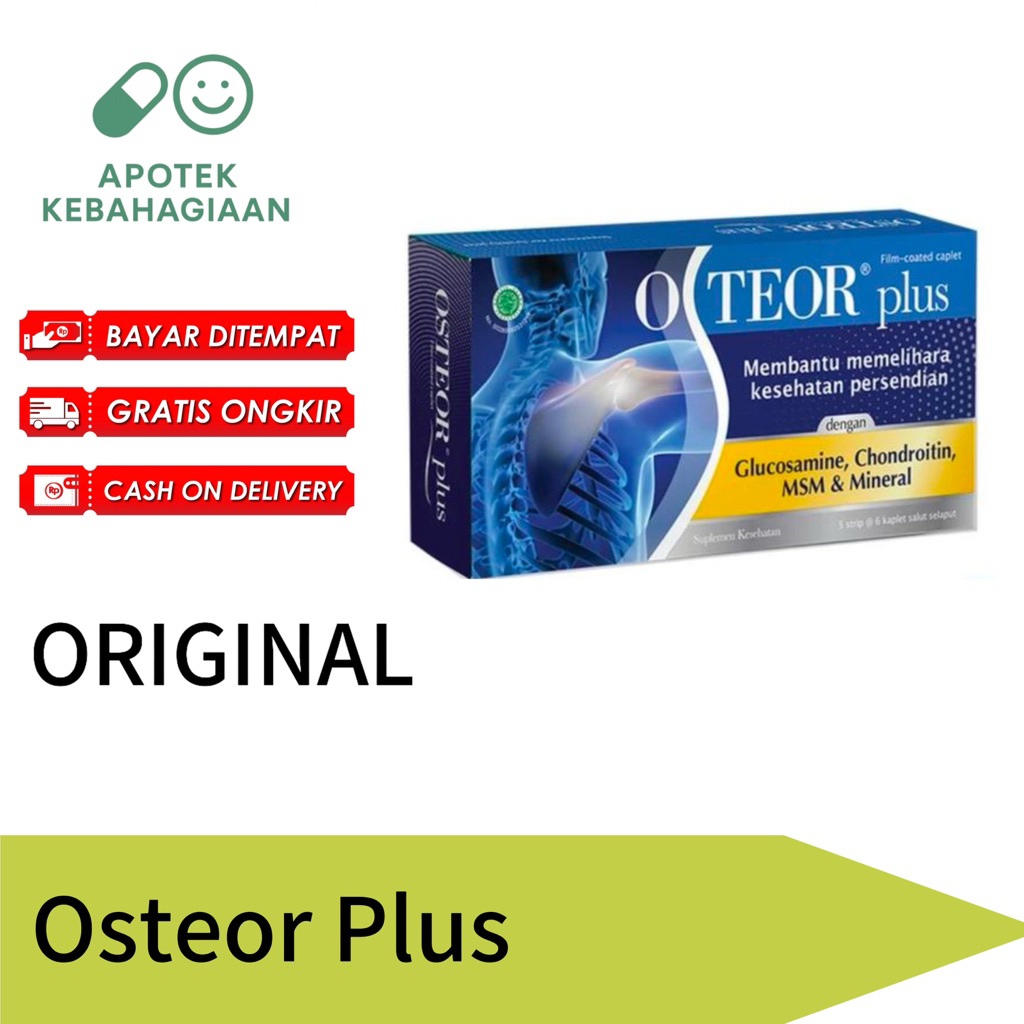 Jual Osteor Plus Box Isi 30 Tablet Vitamin Suplemen | Shopee Indonesia