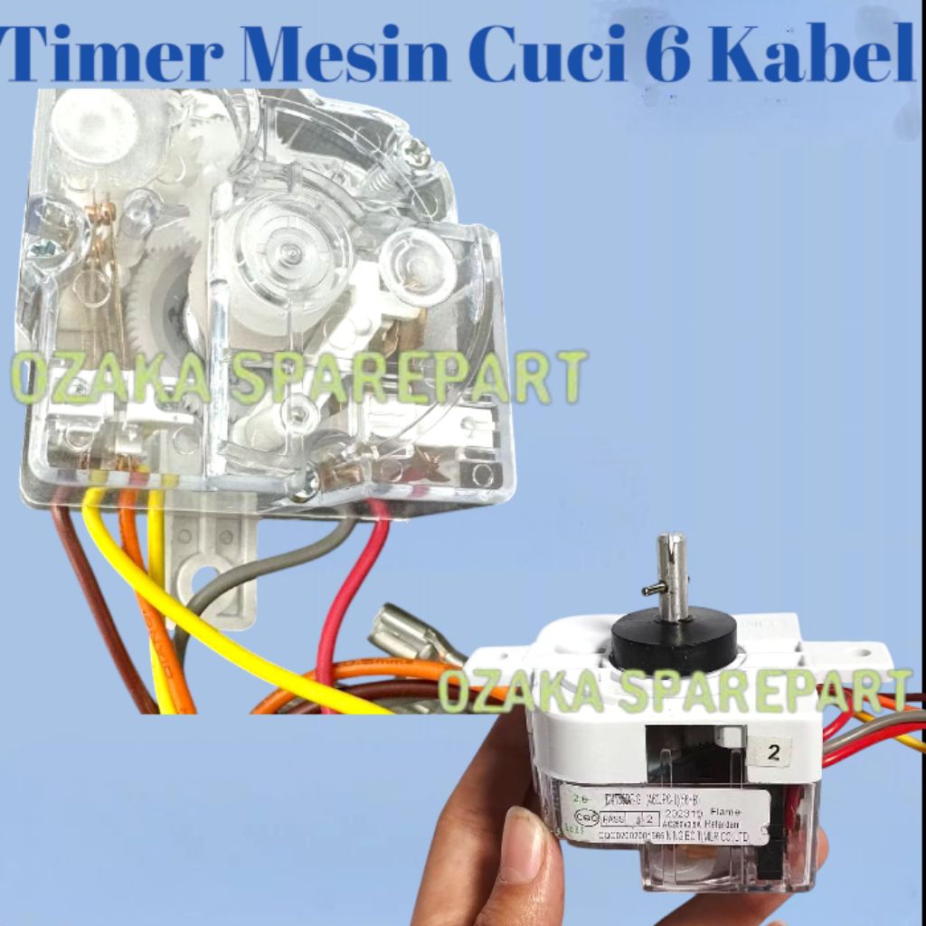 Jual Timer mesin cuci 6 kabel 35 MENIT ( ORIGINA;L ) | Shopee Indonesia