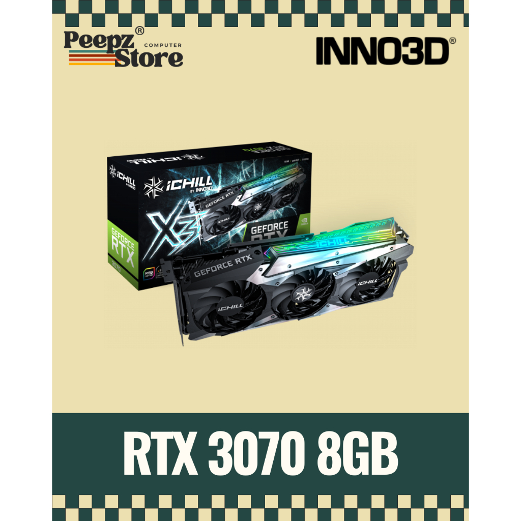 Jual INNO3D GEFORCE RTX 3070 ICHILL 3X 8GB DDR6 / RTX 3070 8GB | Shopee ...