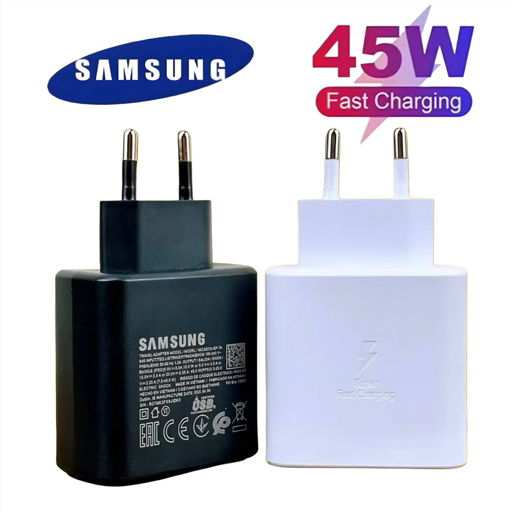 Jual Adaptor Charger SAMSUNG 45W Type C Original Fast Charging 45 Watt Super Fast Charging ...