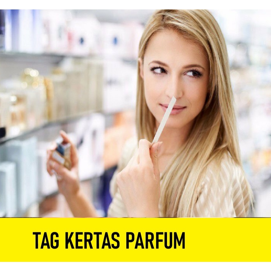 Jual Tag kertas parfum sample kertas parfum isi banyak | Shopee Indonesia