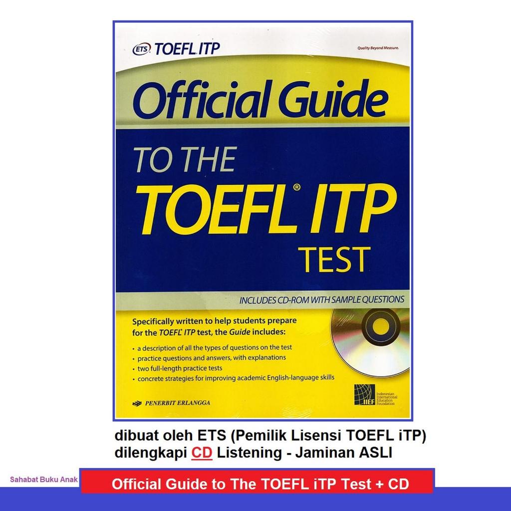 Jual Buku Official Guide To The TOEFL iTP + CD Sample Question ETS ...
