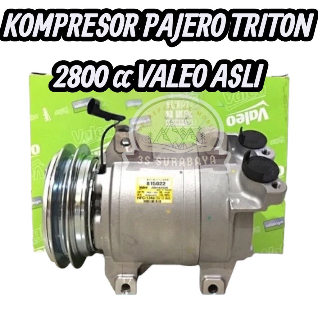 Jual Kompresor Triton Pajero 2800 cc 2.8 Valeo Asli Ac mobil Mitsubishi ...