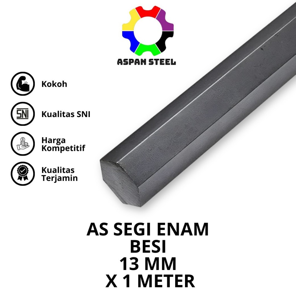 Jual As segi enam besi 13 mm | Shopee Indonesia