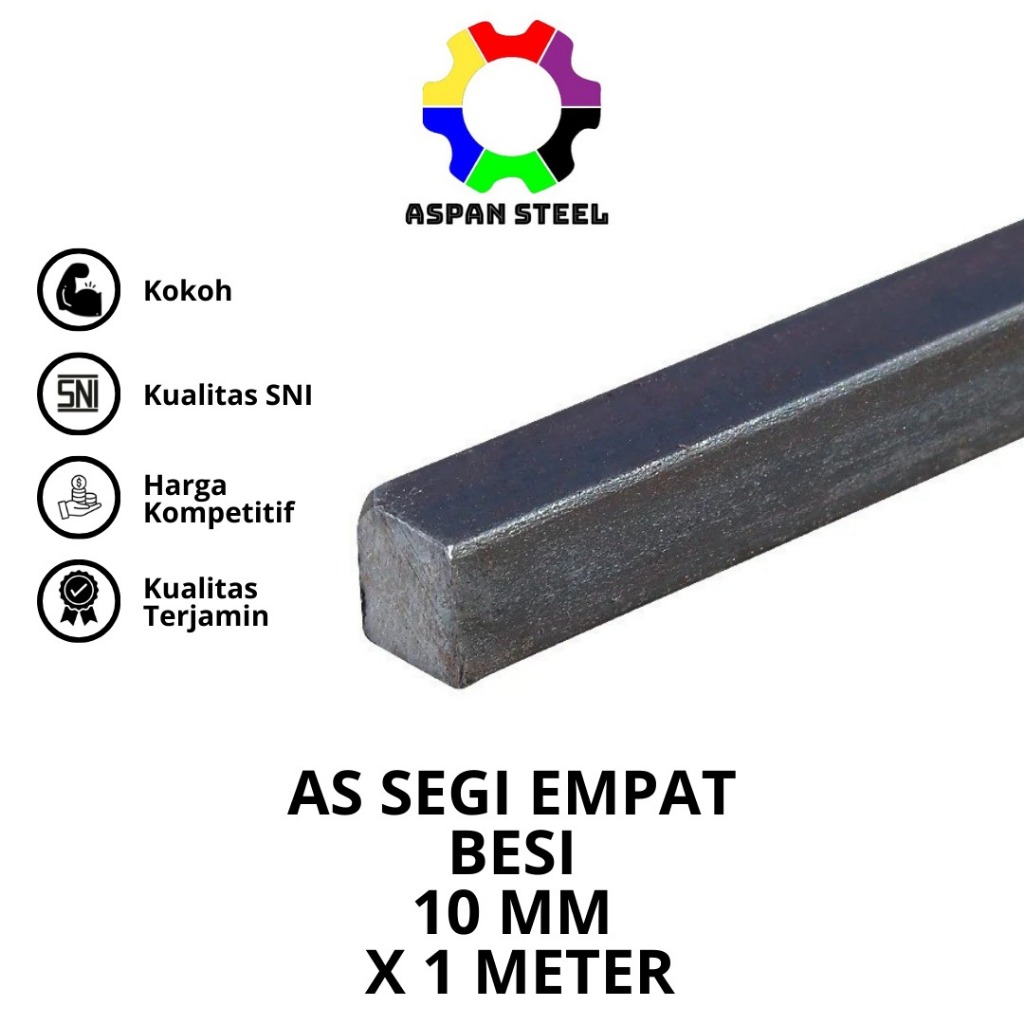 Jual As segi empat besi 10 mm | Shopee Indonesia