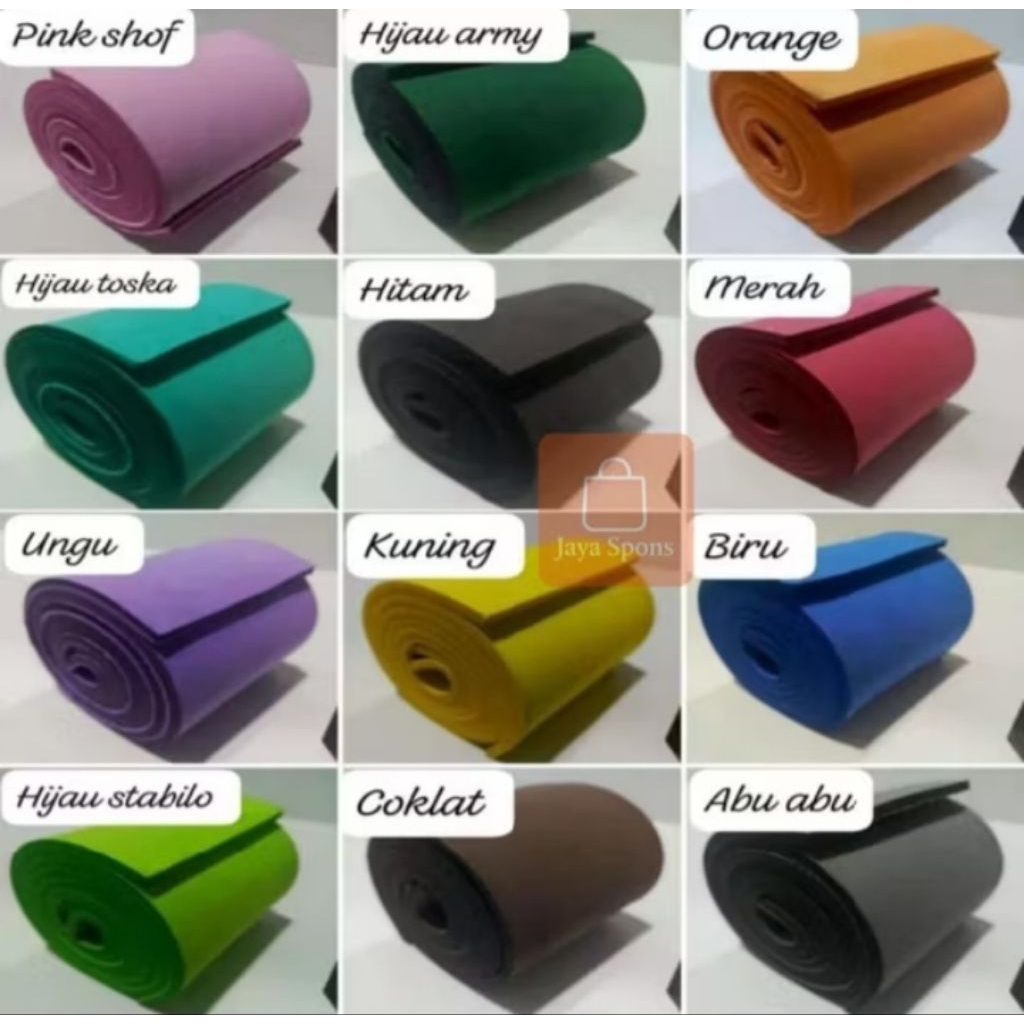 Jual BUSA ATI KETEBALAN 10mm L 60cm x P 200cm SPON EVA BUSA SPON EVA ...