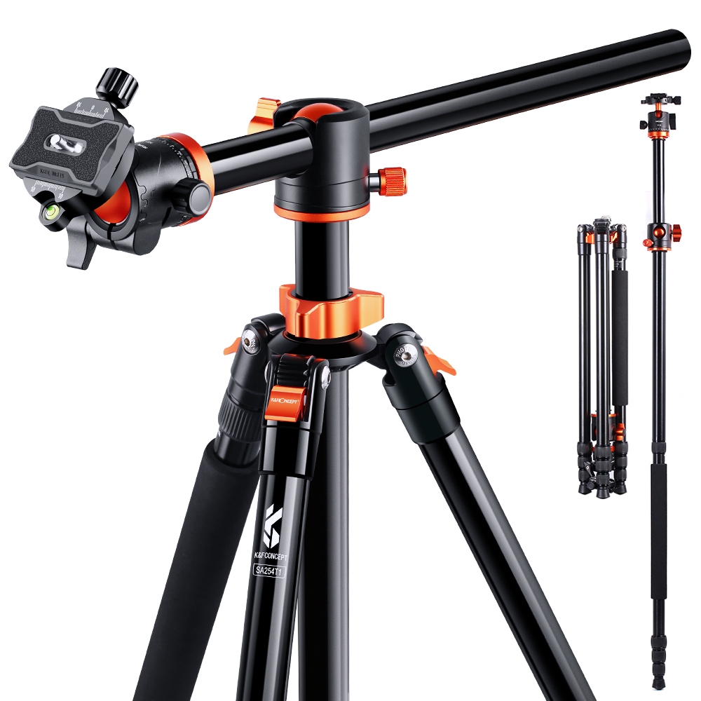 Jual Tripod Kamera SA254T1 K&F Concept With Monopod Overhead Camera for ...