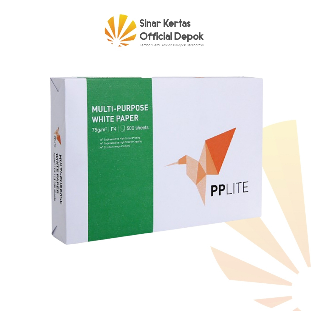 Jual KERTAS HVS PAPERLITE F4 / KERTAS HVS F4 | Shopee Indonesia