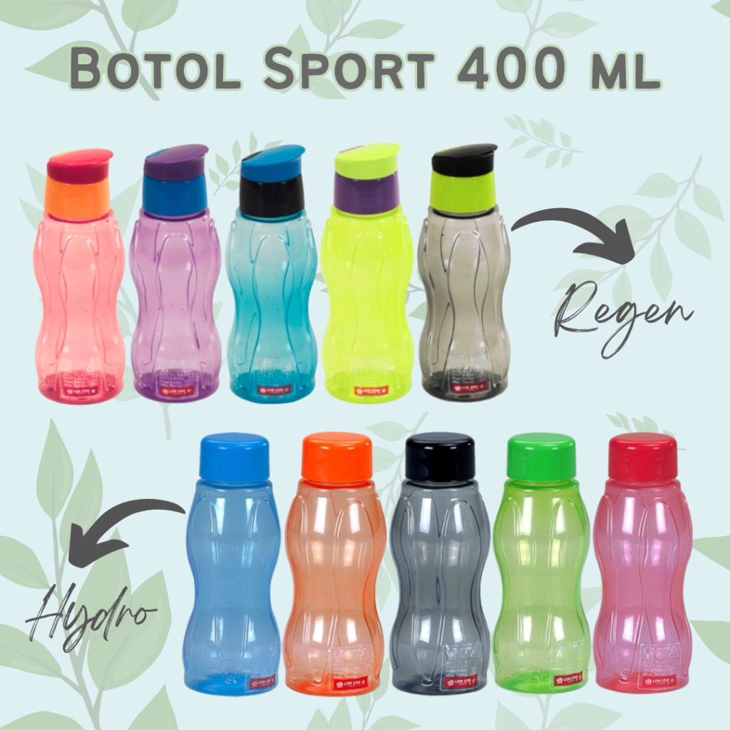 Jual Lion Star Regen & Hydro Bottle - Botol Minum Sport - 400ml - 500ml ...