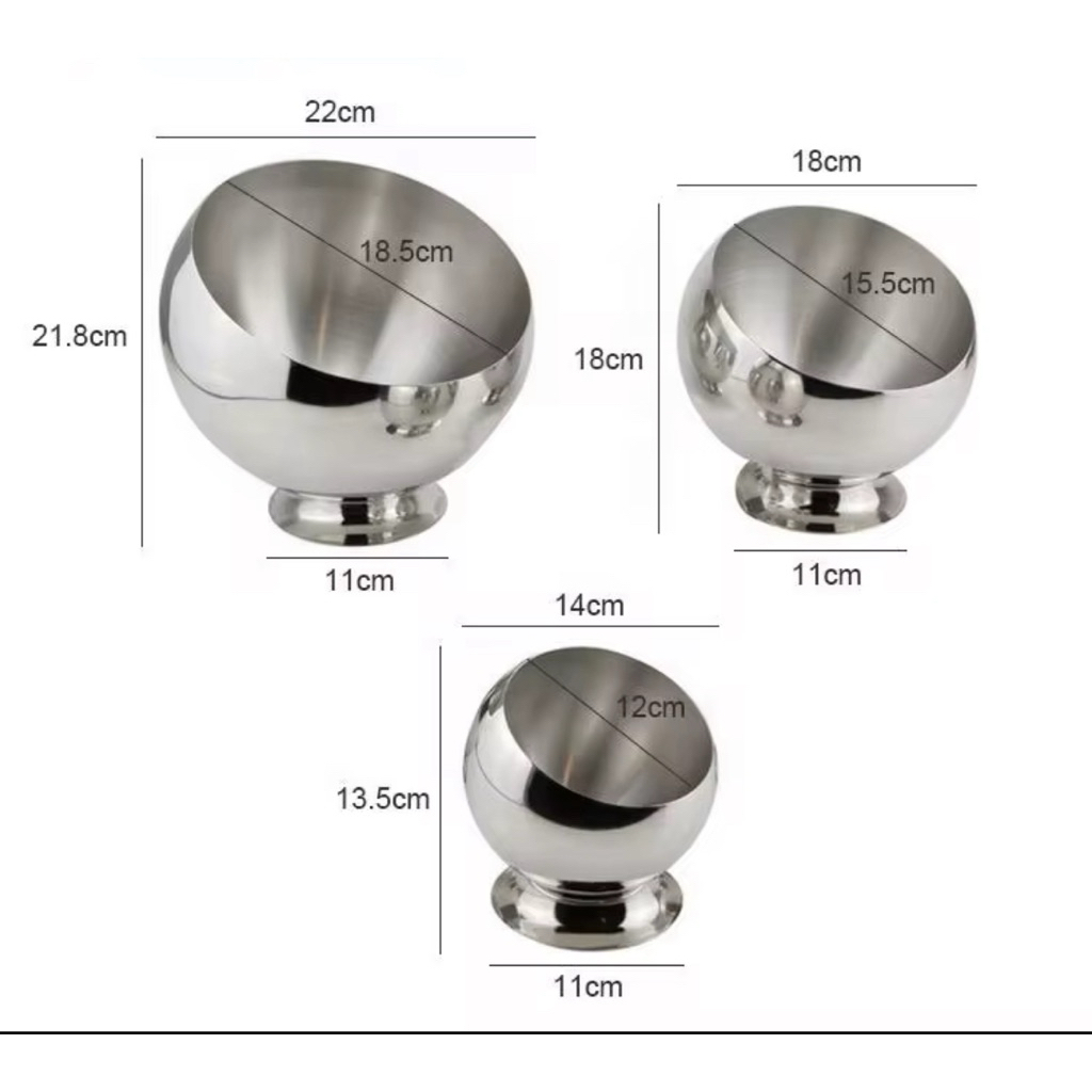 Jual Buffet Seasoning Bowl stainless | Condiment HotPot | Sauce bowl ...