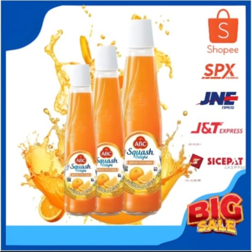Jual Sirup ABC Squash Delight Jeruk Florida 450 ML | Shopee Indonesia