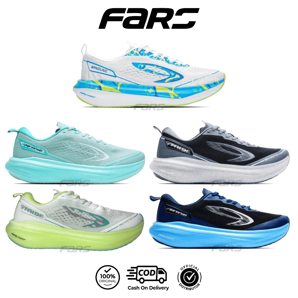 Jual Sepatu Running Lari 910Nineten Aurorun Stride 100% ORIGINAL - NEW ...