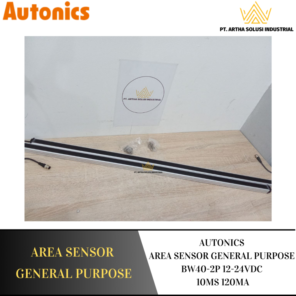 Jual AUTONICS AREA SENSOR GENERAL PURPOSE BW40-2P 12-24VDC 10ms 120mA ...