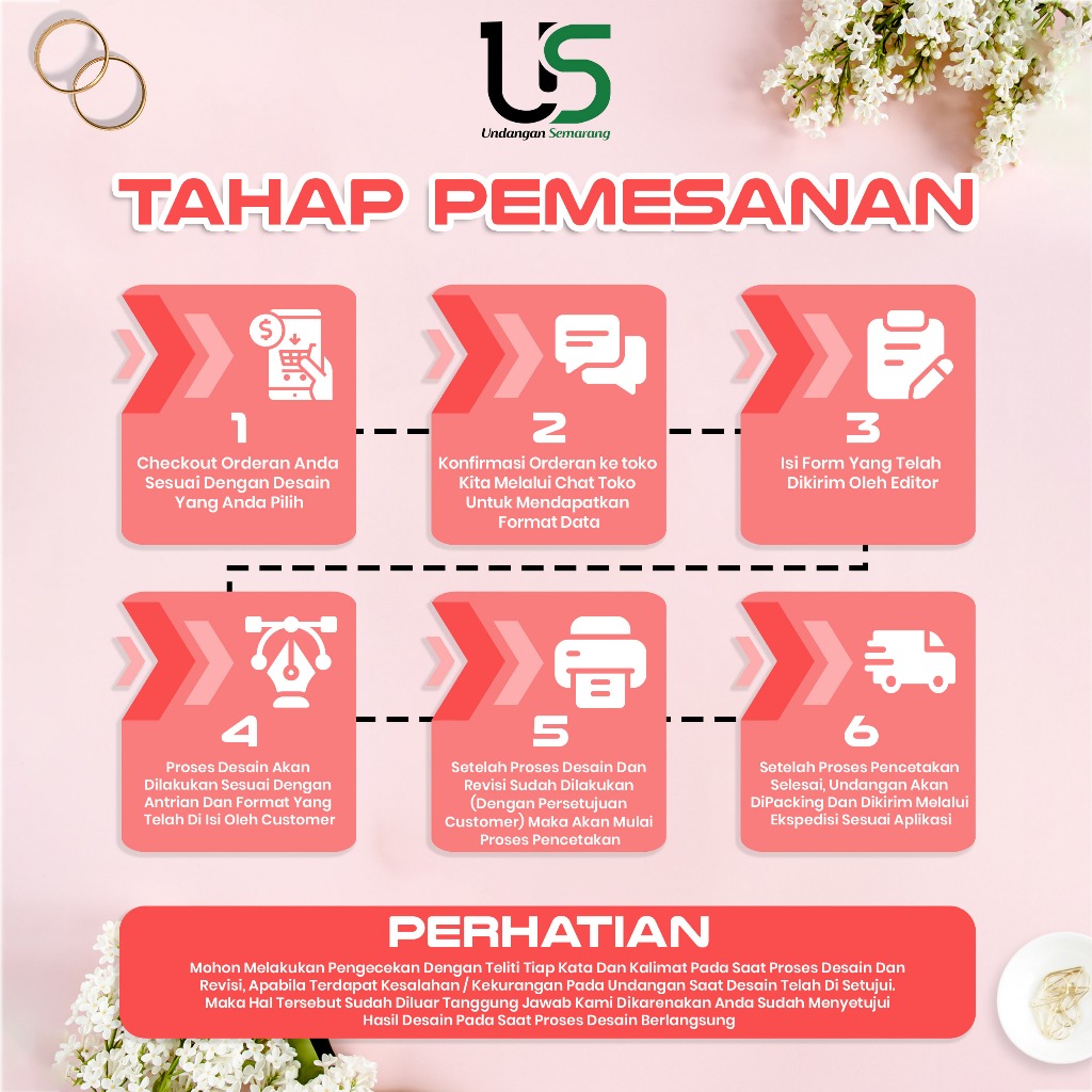 Jual Undangan Semarang Undangan Pernikahan Brief Card Bentuk Semi ...