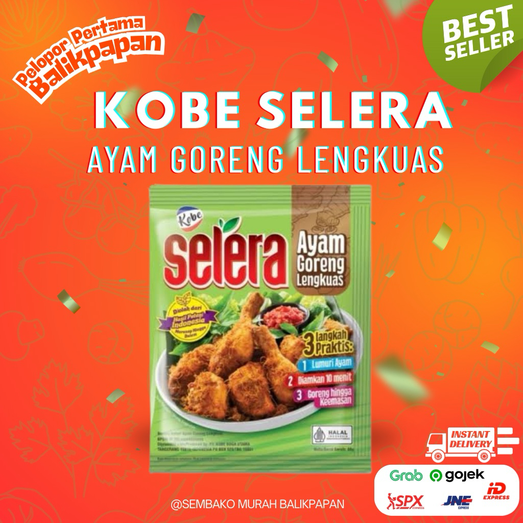 Jual Kobe Selera Bumbu Ayam Goreng Lengkuas 80gr ENAAAK | Shopee Indonesia