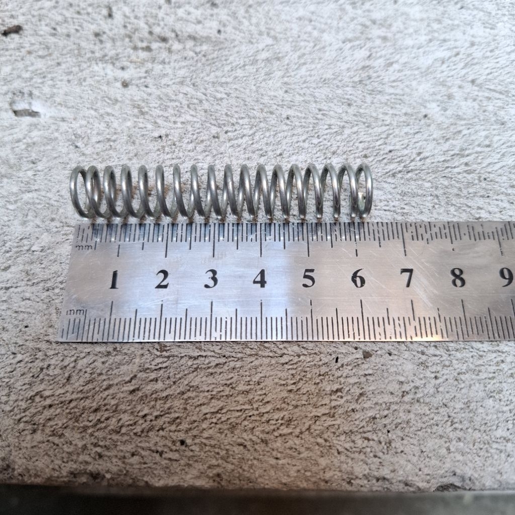 Jual Per Pir Spring Pegas Tekan Stainless Panjang 62mm (6.2cm) Diameter ...