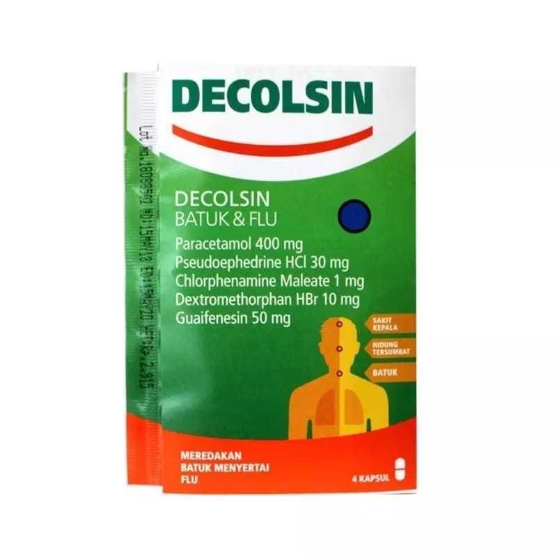 Jual Decolsin (1 strip - 4 tablet) | Shopee Indonesia