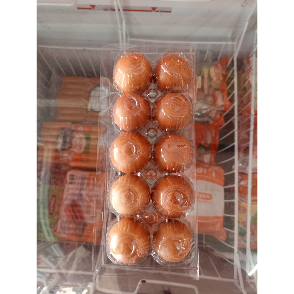 Jual [10 Butir] Telur Ayam OMEGA-3 Ukuran Besar (Packing Mika) include ...