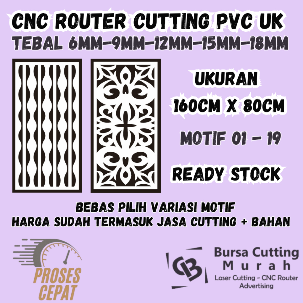 Jual PARTISI PENYEKAT RUANGAN UKURAN 160CM X 80CM ORNAMEN PVC MOTIF ...