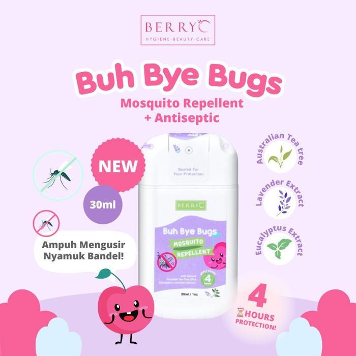 Jual Berry C Buh Bye Bugs Mosquito Repellent 30ml | Shopee Indonesia