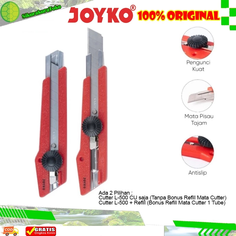 Jual CUTTER JOYKO L-500 CU Besar L500 L 500 CU Jumbo Menggunakan Refill ...