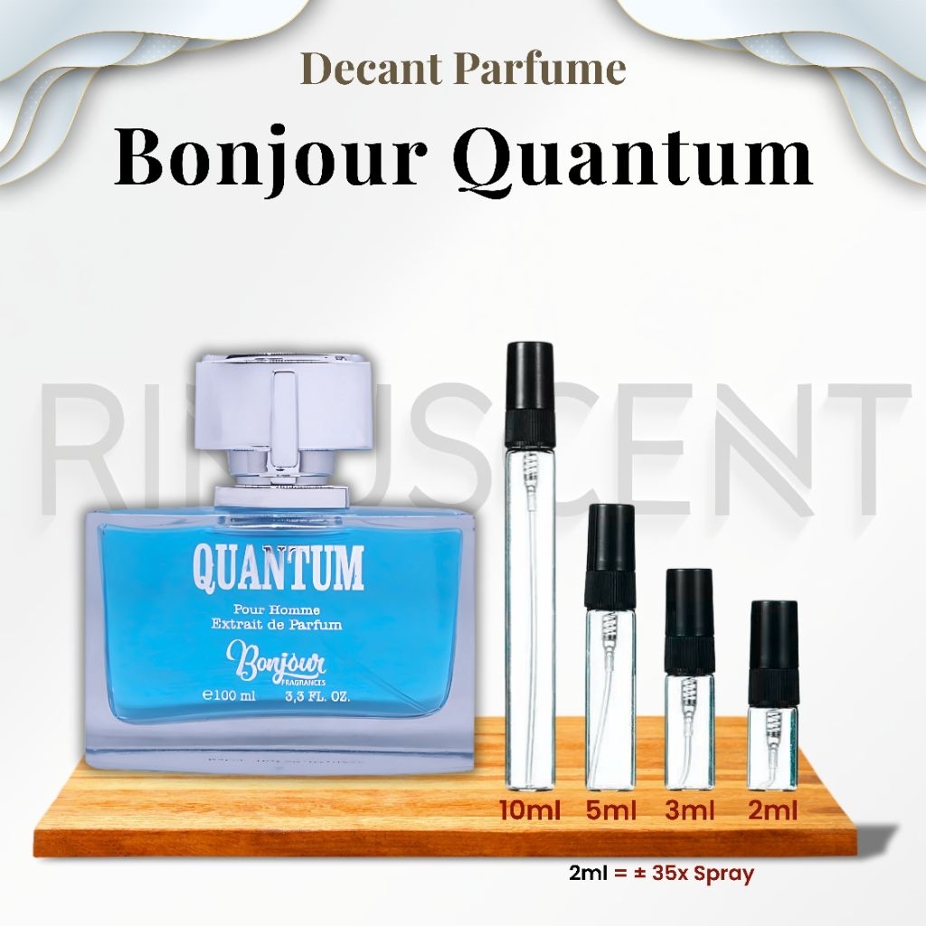 Jual Decant Parfum Quantum by Bonjour Extrait de Parfume 100% ORIGINAL ...
