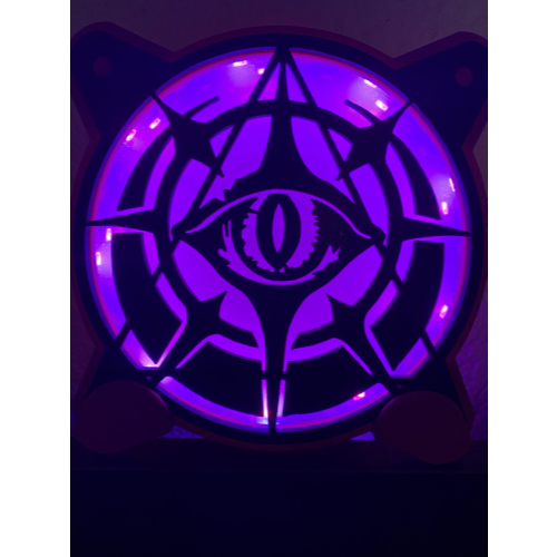 Jual Fan Grill Eye Symbol 120mm Cover Kipas PC Gaming Fan Guard RGB ...