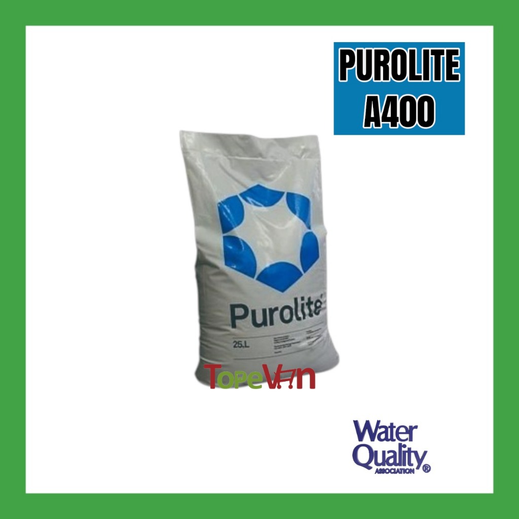 Jual Media Water Filter Resin Anion Purolite A400 Demineral kemasan 25 ...