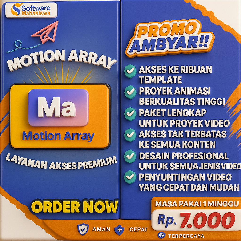 Jual Motion Array Premium: Semua Alat Kreatif dalam Satu Langganan ...