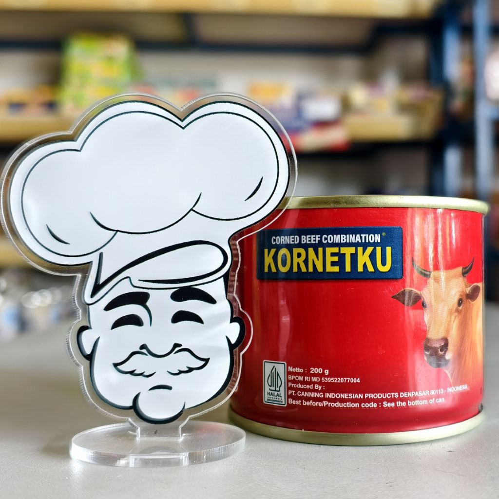 Jual Kornetku Corned Beef 200Gr / Kornet Sapi Kornetku 200Gr / Daging ...