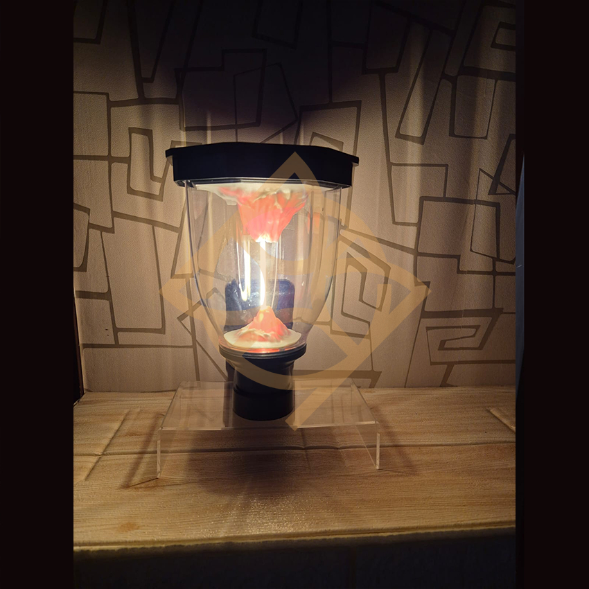 Jual [COD ] Lampu led filamen obor api dinding tenaga surya outdoor ...