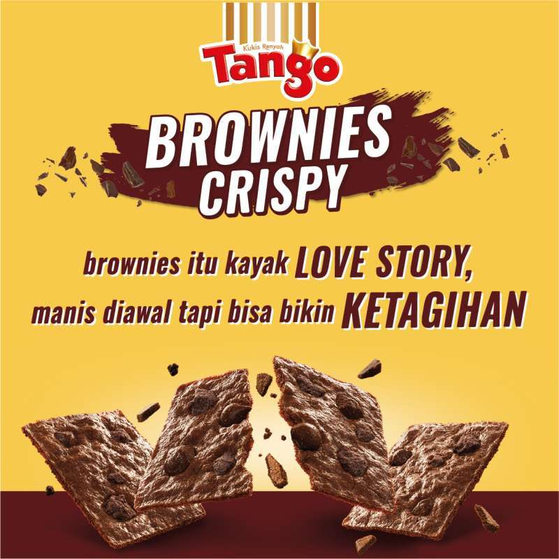 Jual Tango Brownies Crispy Mini Bites 1 DUS isi 40pcs | Shopee Indonesia