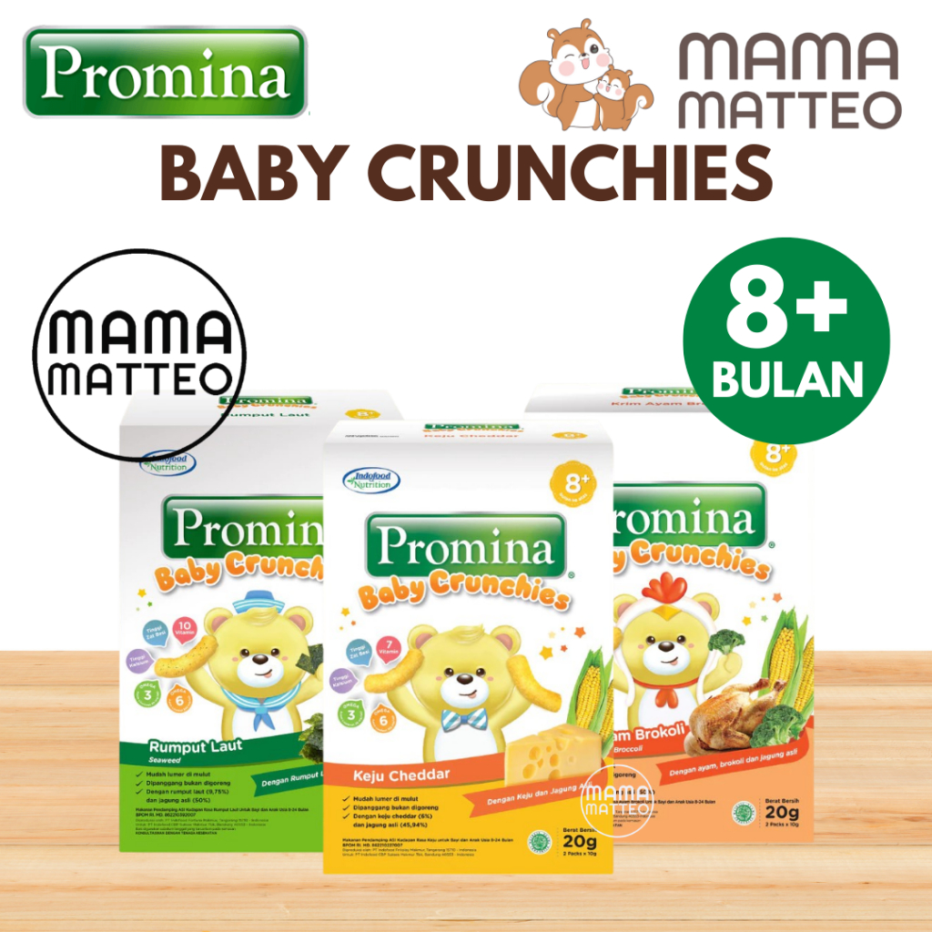Jual PROMINA Baby Crunchies 20gr / Snack Cemilan Bayi Anak / Snack ...