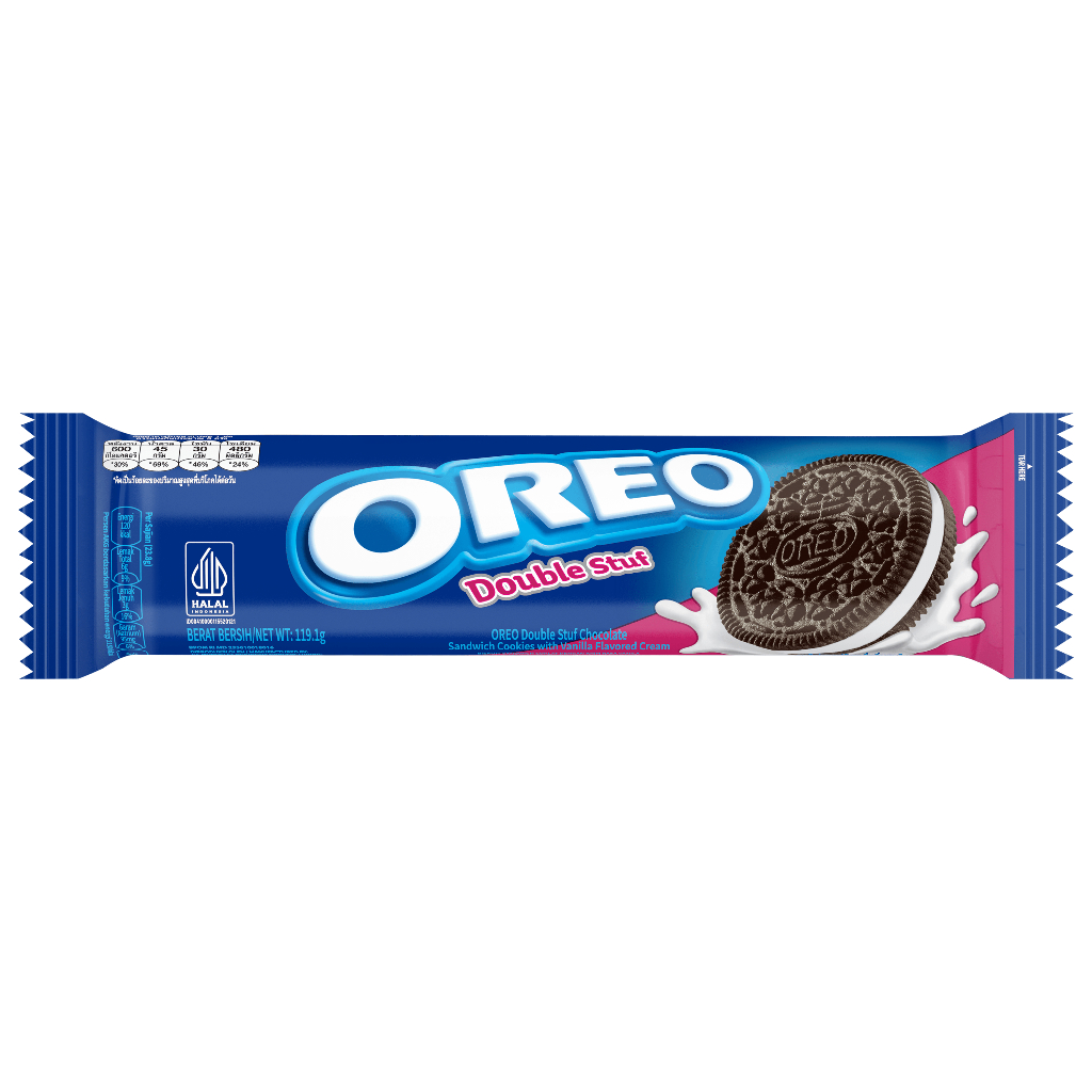 Jual Oreo Biskuit Double Stuf Regular 119.1 gr Untuk Jajanan Anak ...