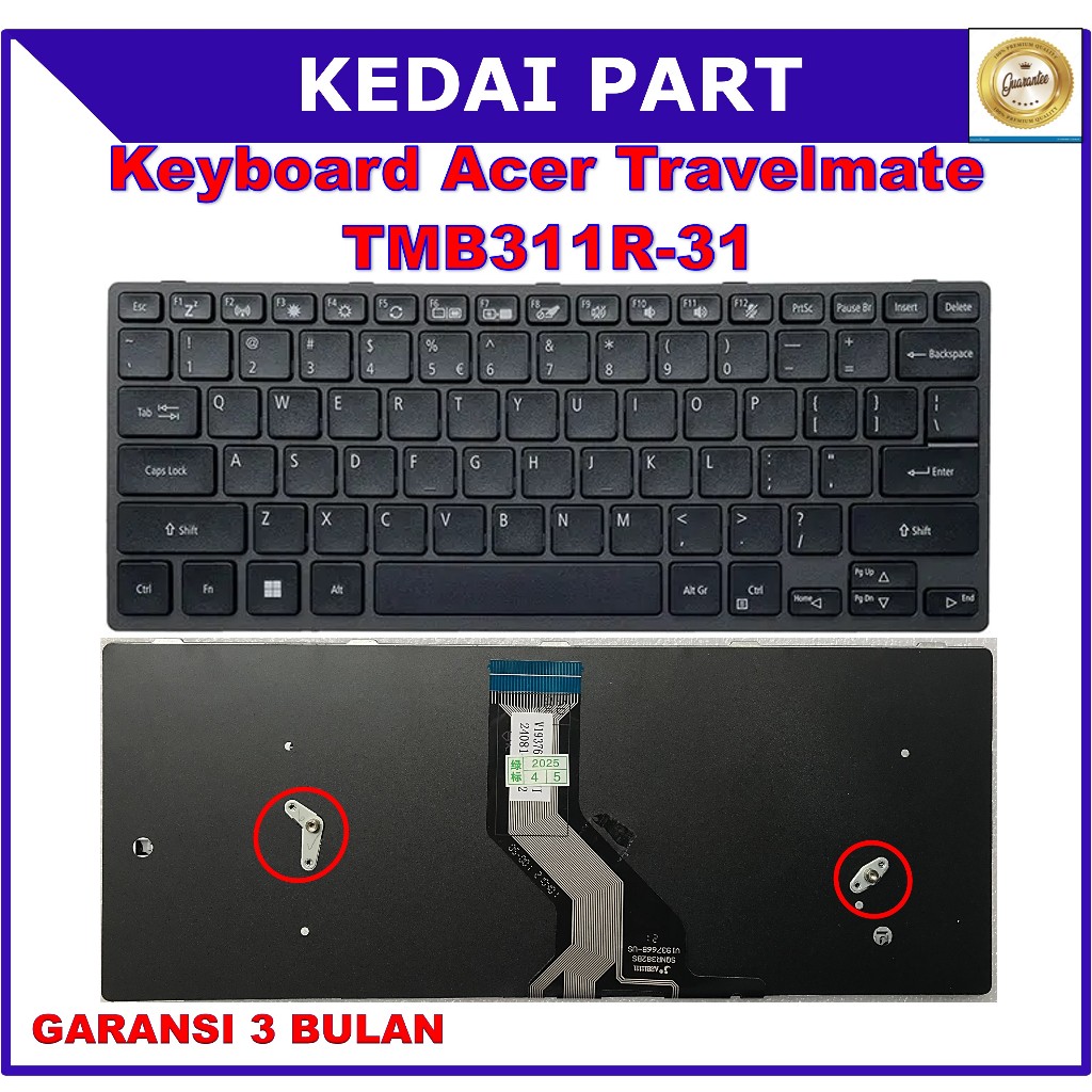 Jual Keyboard Acer Travelmate Spin B3 B311r-31 B311rn-31 TMB311 31 ...