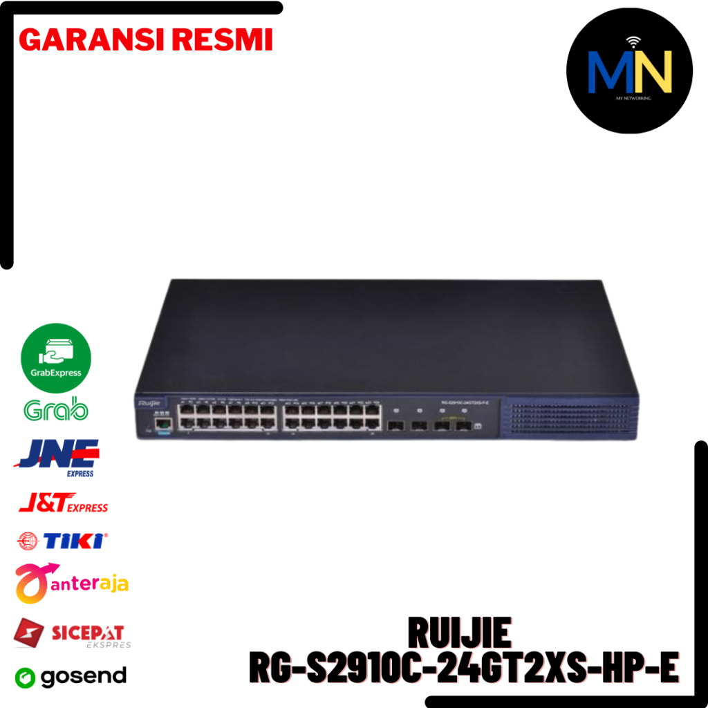 Jual Ruijie RG-S2910C-24GT2XS-HP-E 24 Port Gigabit Network PoE Switch | Shopee Indonesia