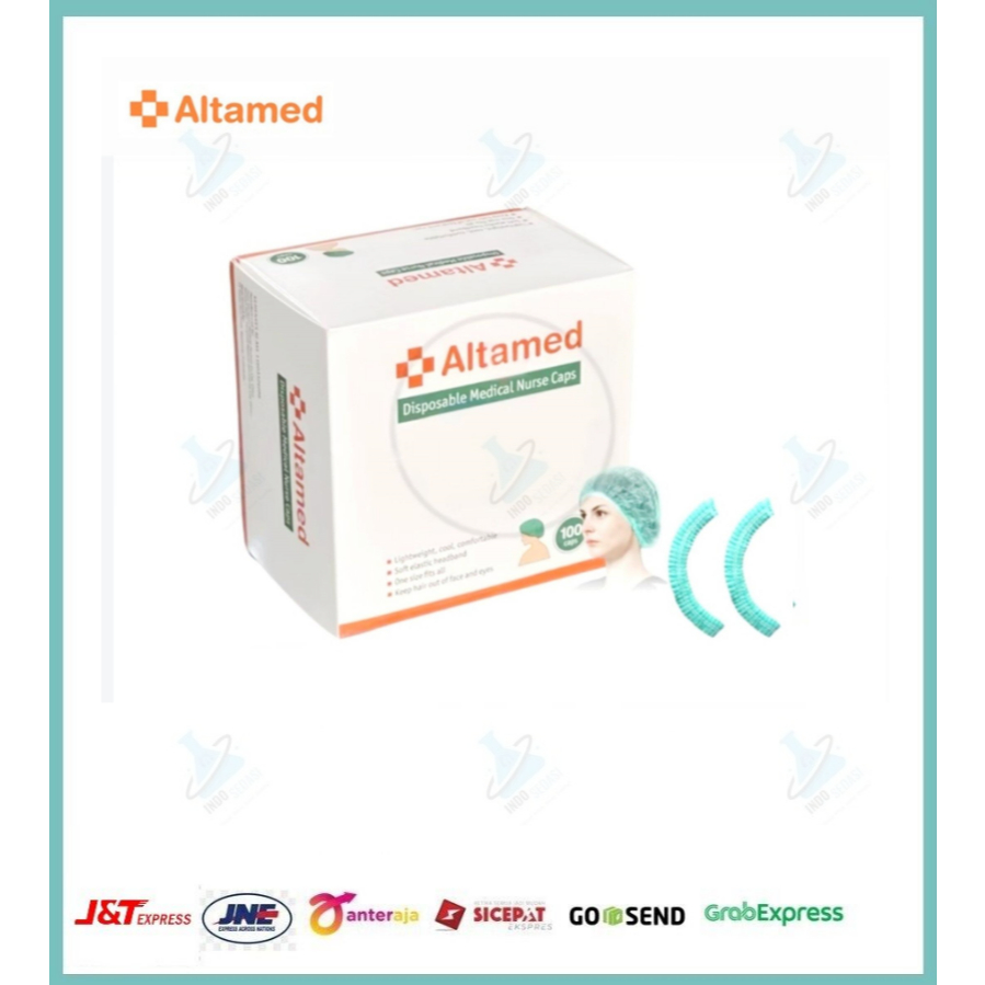 Jual Nurse Cap isi 100 / Box / Medical Nurse Caps Onemed / Altamed ...