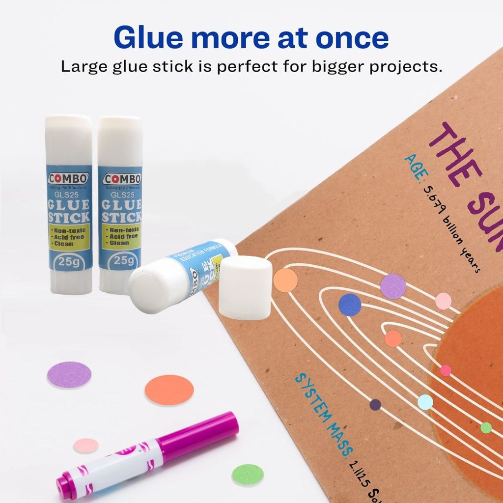 Jual (1 BOX = 24 PCS) Glue Stick 9gr, 15gr, 25gr / Lem Kertas / Lem ...