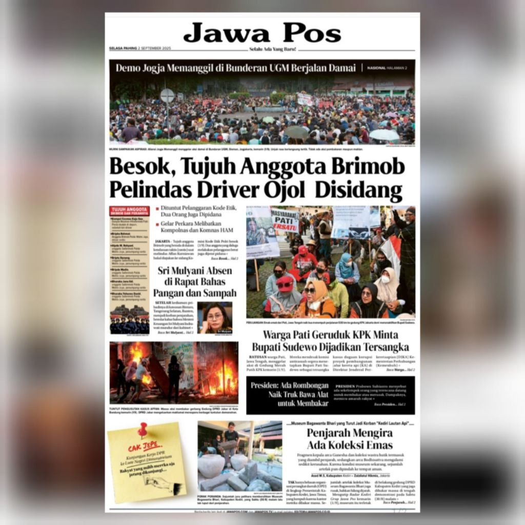 Jual KORAN JAWA POS EDISI DESEMBER 2025 ( DIJUAL HARIAN ) | Shopee ...