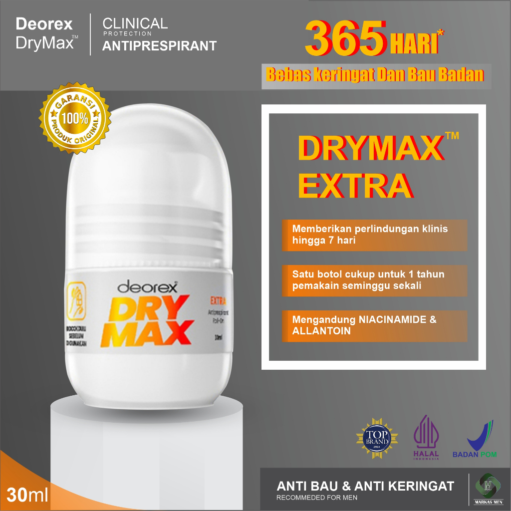 Jual Deorex DryMax Orginal/Gentle/Extra/Clinical Anti Perspirant ...