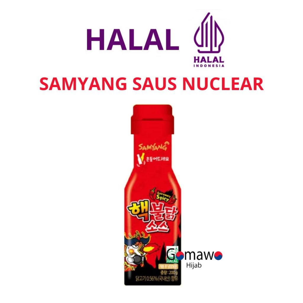 Jual SAUS SAMYANG NUCLEAR BULDAK (SAMYANG SAUCE EXTREMELY SPICY) HALAL ...