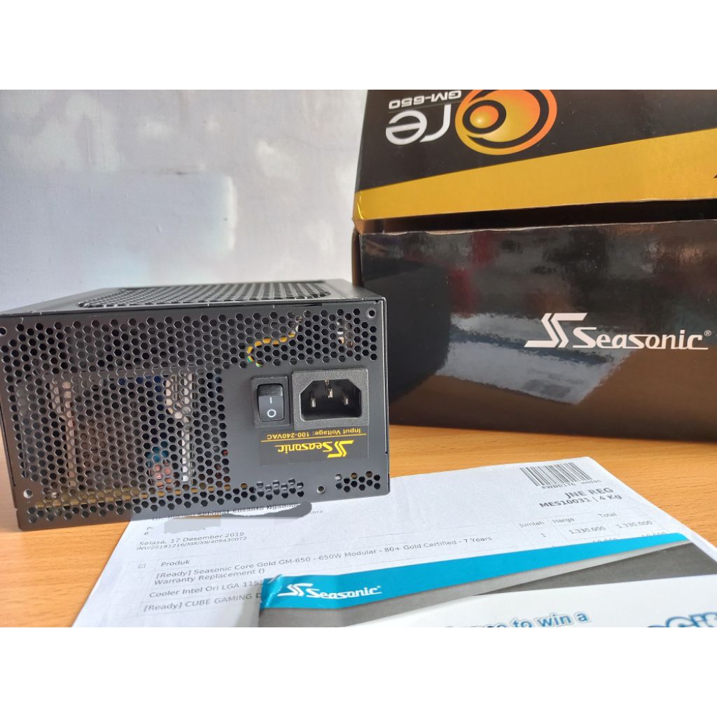 Jual PSU SEASONIC CORE 80+ GOLD GM 650W SEMI MODULAR (BEKAS) | Shopee ...