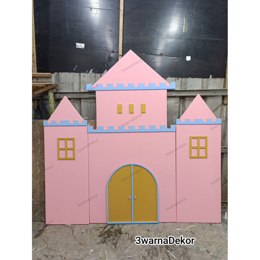 Jual costum karakter /backdrop styrofoam /pop up tempel /meja tabung ...
