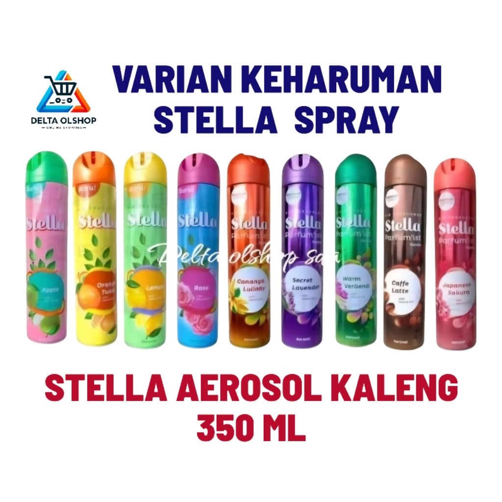 Jual STELLA Spray kaleng aerosol Besar 350Ml|Pengharum Ruangan Semprot ...