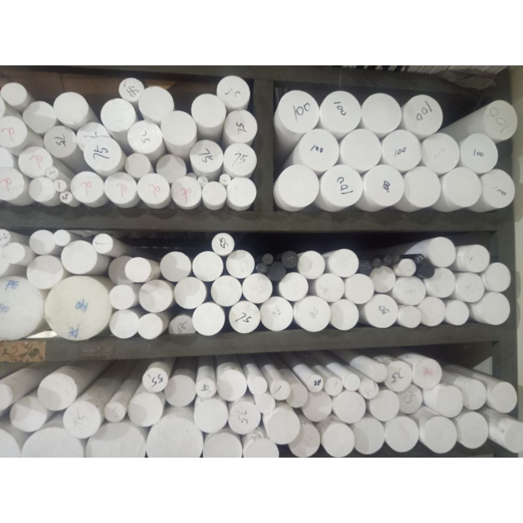Jual Teflon batangan/PTFE Rod 15mm x 100cm | Shopee Indonesia