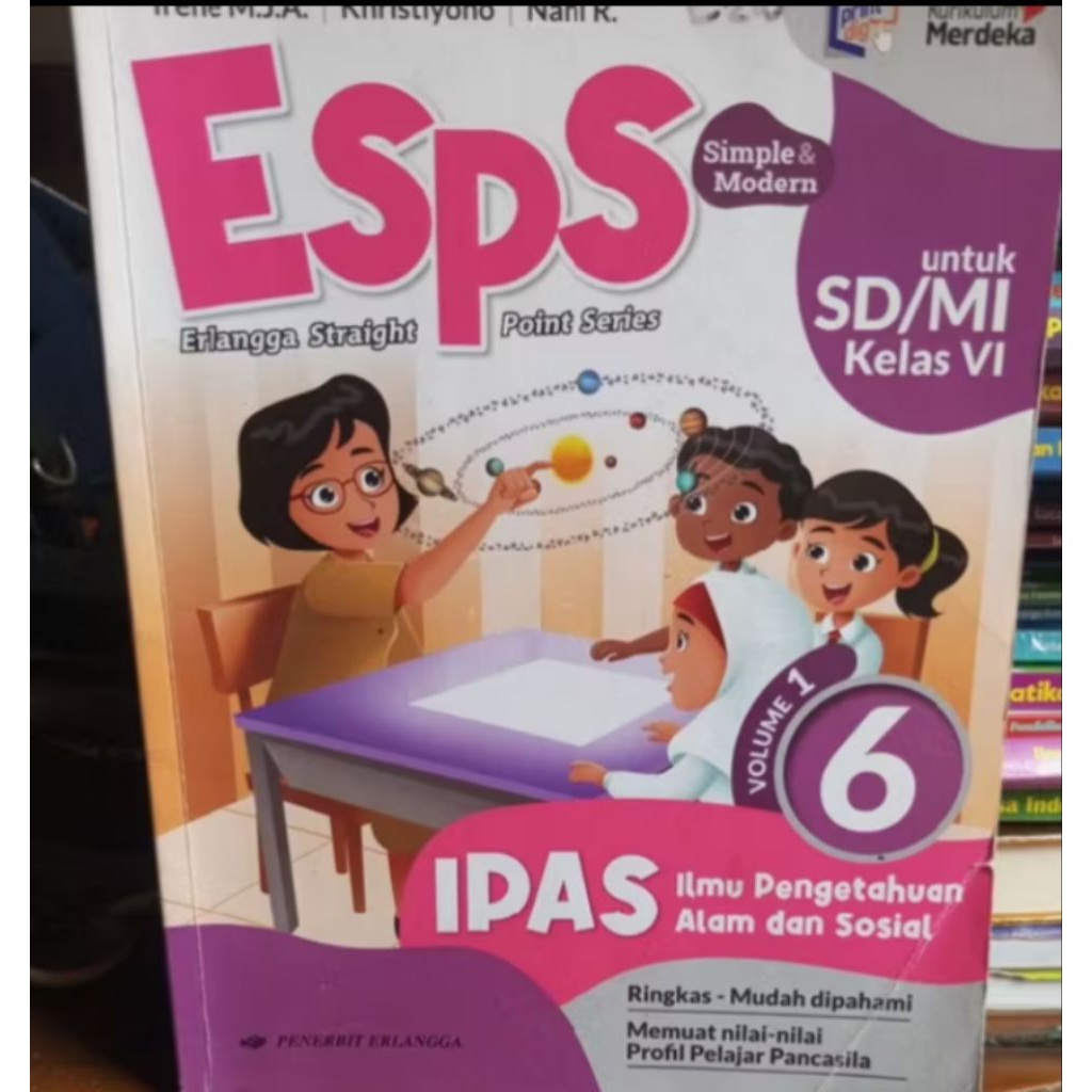 Jual ESPS IPAS ILMU PENGETAHUAN ALAM DAN SOSIAL VOLUME 1 KURIKULUM ...